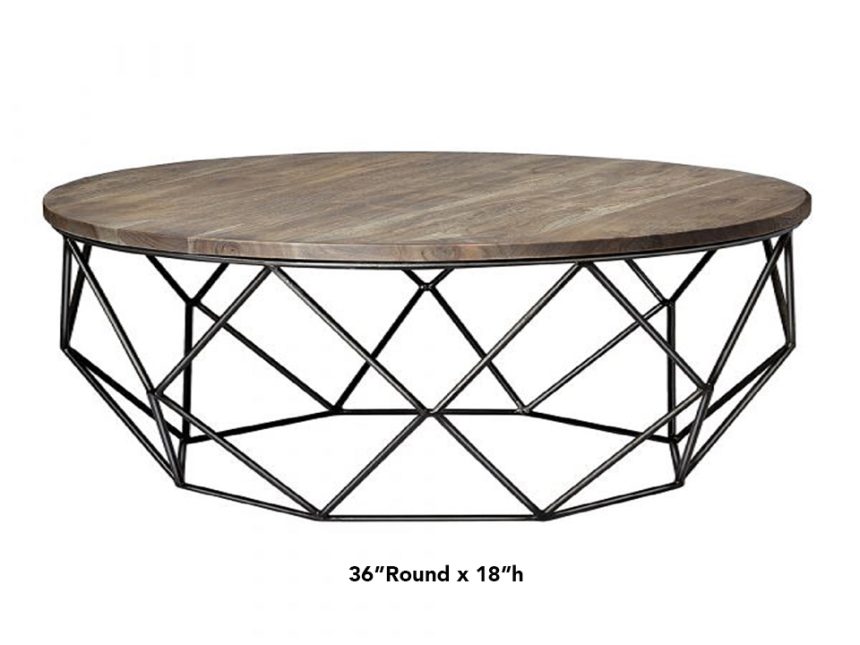 H. Dorian Coffee Table 36″ – renttostage